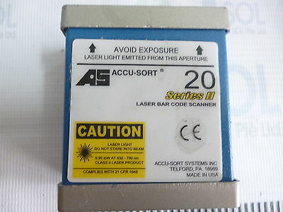 ACCU-SORT 20 Series II Laser Bar Code Scanner 20 - Industrial SOL Pte Ltd