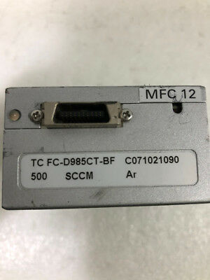 Aera TC FC-D985CT-BF 500SCCM GAS:AR MFC12 C071021090 Mass Flow Controller - Industrial SOL Pte Ltd