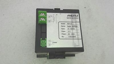 New Andeu AM72-A Digital Ammeter AM72 AC 500/5A *BNIB - Industrial SOL ...