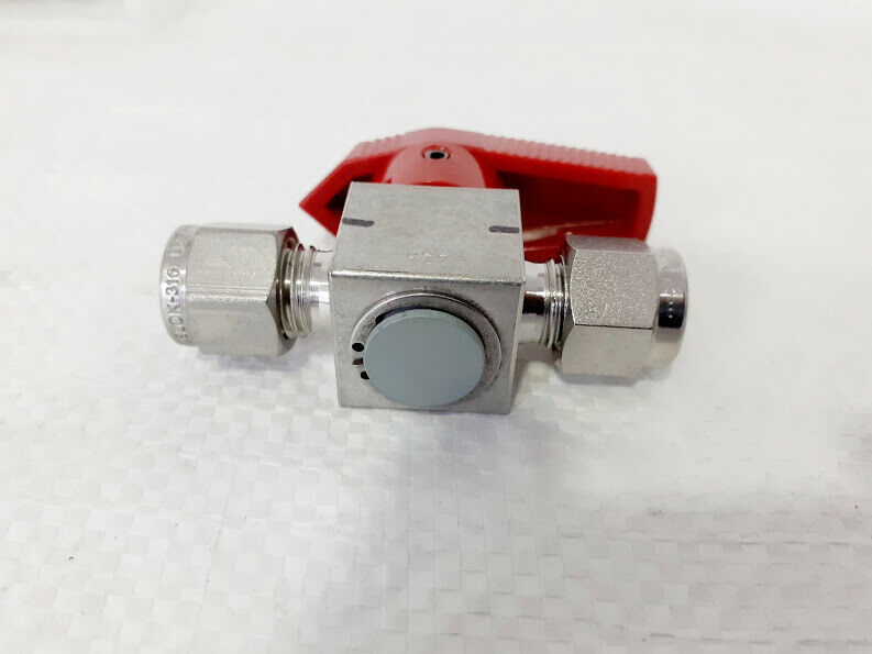 Swagelok Nupro SS-4P4V SS Quarter turn instrument PLUG VALVE 0001643388 ...