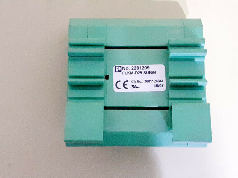 Phoenix Contact FLKM-D25 SUB/B 2281209 DAQ wiring terminal DIN Rail ...