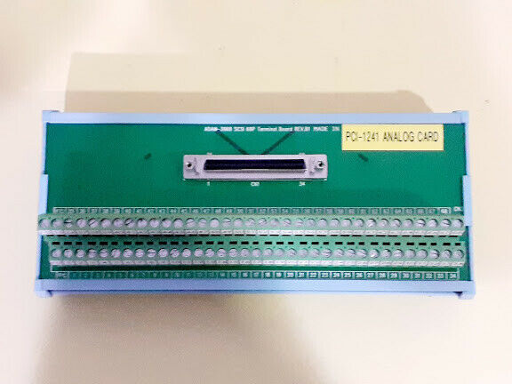 Advantech DAQ ADAM-3968 SCSI 68P Termina Board Rev. B1 wiring terminal DIN Rail - Industrial SOL ...