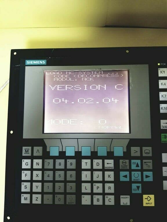 Siemens 6FC5500-0AA11-1AA0 Ver C 04.02.04 Sinumerik 802C Base Line CNC System - Industrial SOL ...