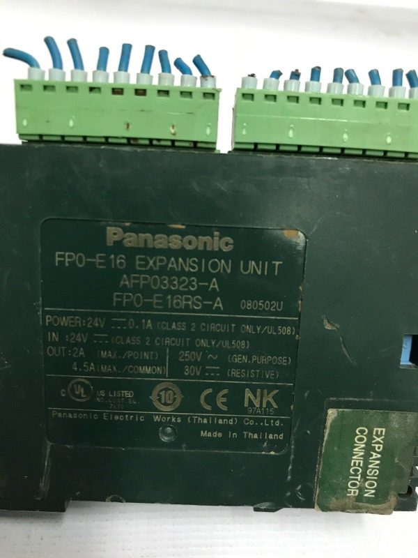 Panasonic FP0-E16 Exapnsion unit AFP03323-A FP0-E16RS-A - Industrial ...