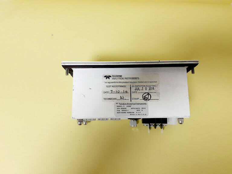Teledyne Analytical Instruments 3290 P/n Q004211 Rev 5 Software Version ...
