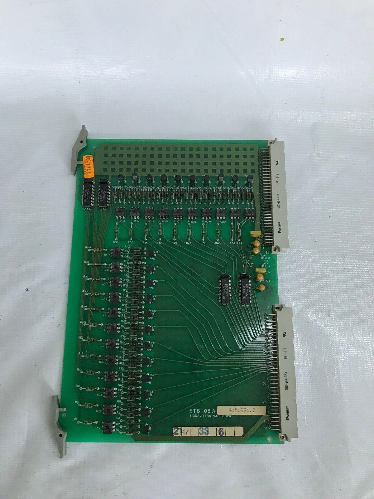 AGIE STB-05A Signal Terminal Board 615.991.7 Assy. 621812.7 Agiecut ...