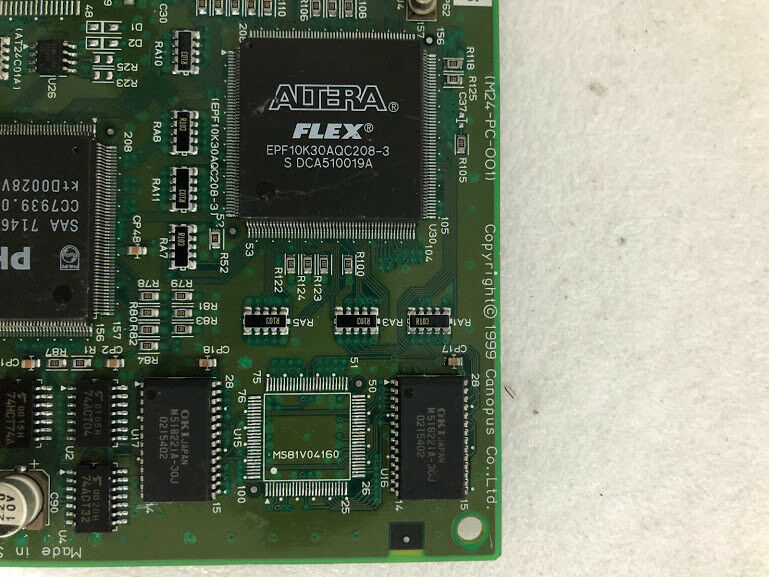 Canopus M24-PC-001 EZDV Pal pci digital video/image processing interface - Industrial SOL Pte Ltd