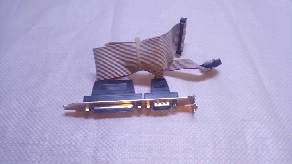 UTP for PCI Slot Header Serial DB9 with Parallel DB25 LPT Cable with Bracket for - Industrial ...