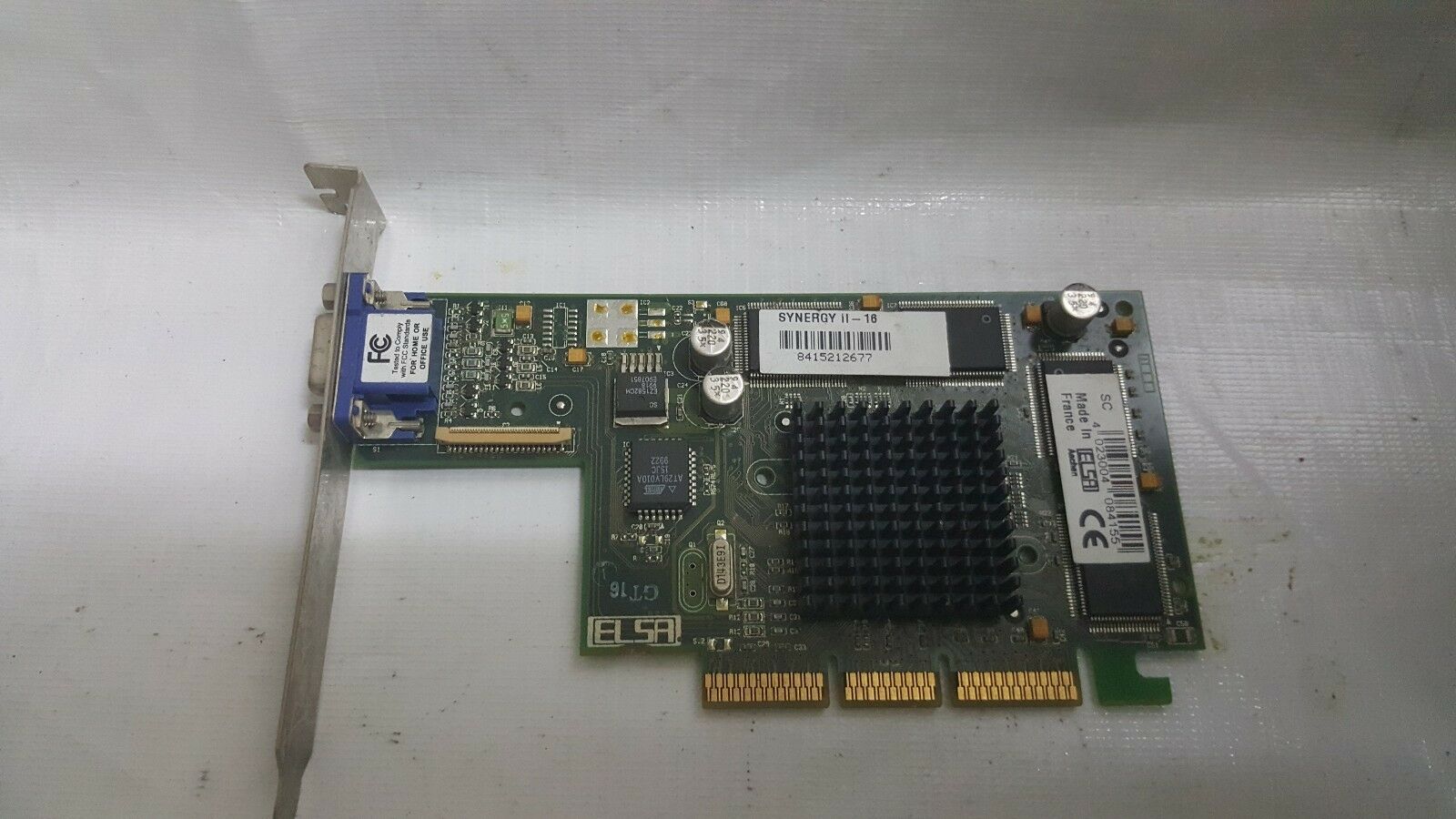 ELSA Synergy II-16 Ver 3.01.00 Nvidia corp. AGP VGA 16Mb for industrial ...