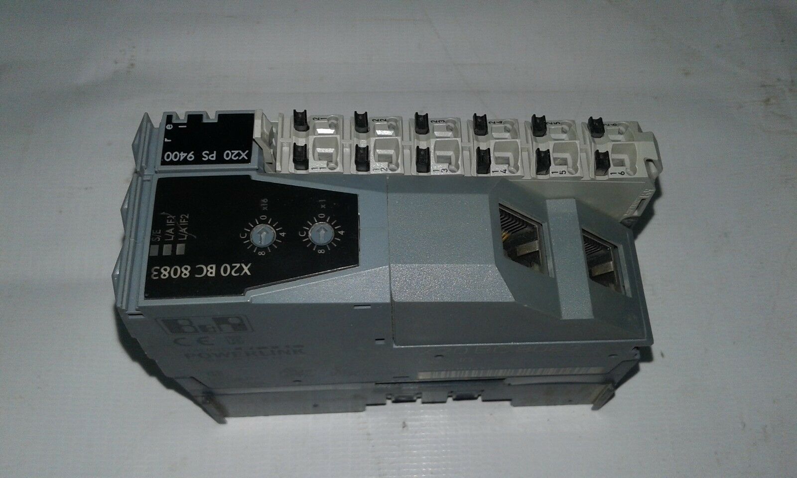 b&r powerlink X20BC8083 Rev 10 Mounted on X20PS9400 Rev D0 X20BB80 Rev ...