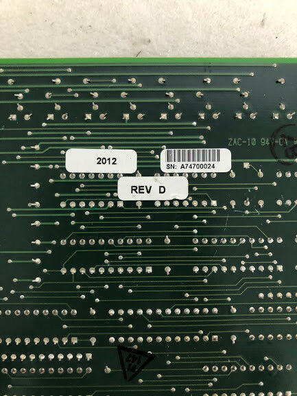 Acuman assy 10011 PCB Rev B 10011PCB isa pc board ZAC-10 2012 Rev D ...