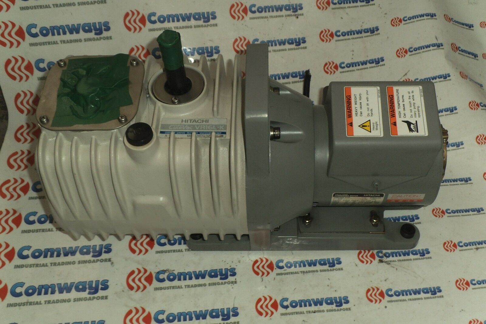 Hitachi CuteVac VR16L-K Chemical Proof Direct Drive Rotary Vacuum Pump - Industrial SOL Pte Ltd