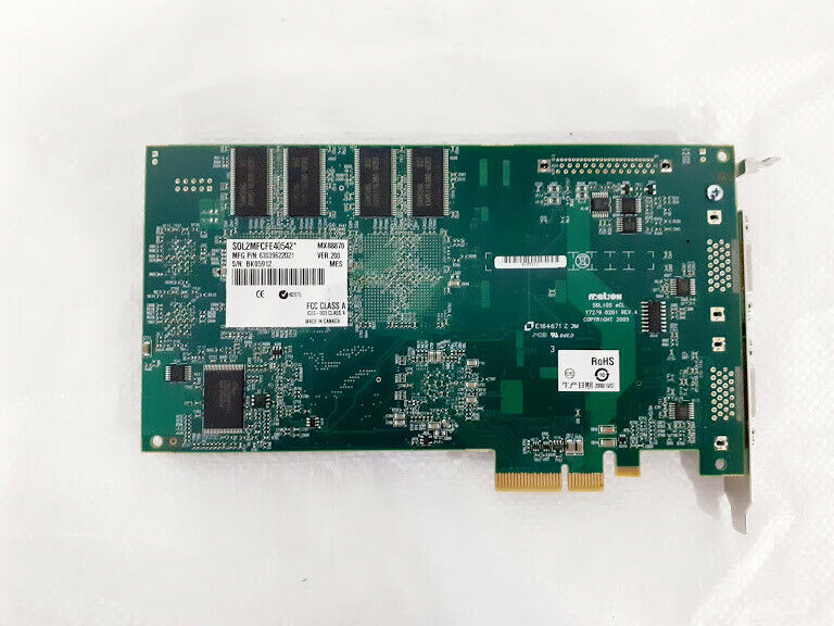 Matrox Y7239-0201 Rev A SOL2MFCFE40542 63039622021 Ver.200 - Industrial ...