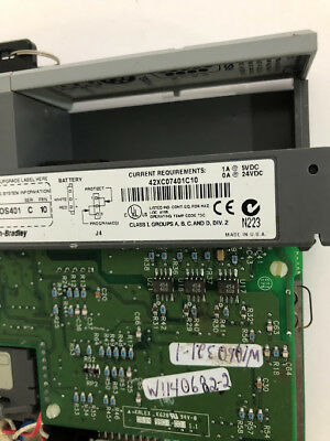 Allen Bradley 1747-L542 Ser C Rev 7 with 1747-M13 Ser A SLC 500 ...