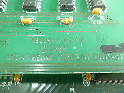 Renex TMS-4 ASYNC CARD #9012 Rev C board of TMS-X Async Display Driver ...