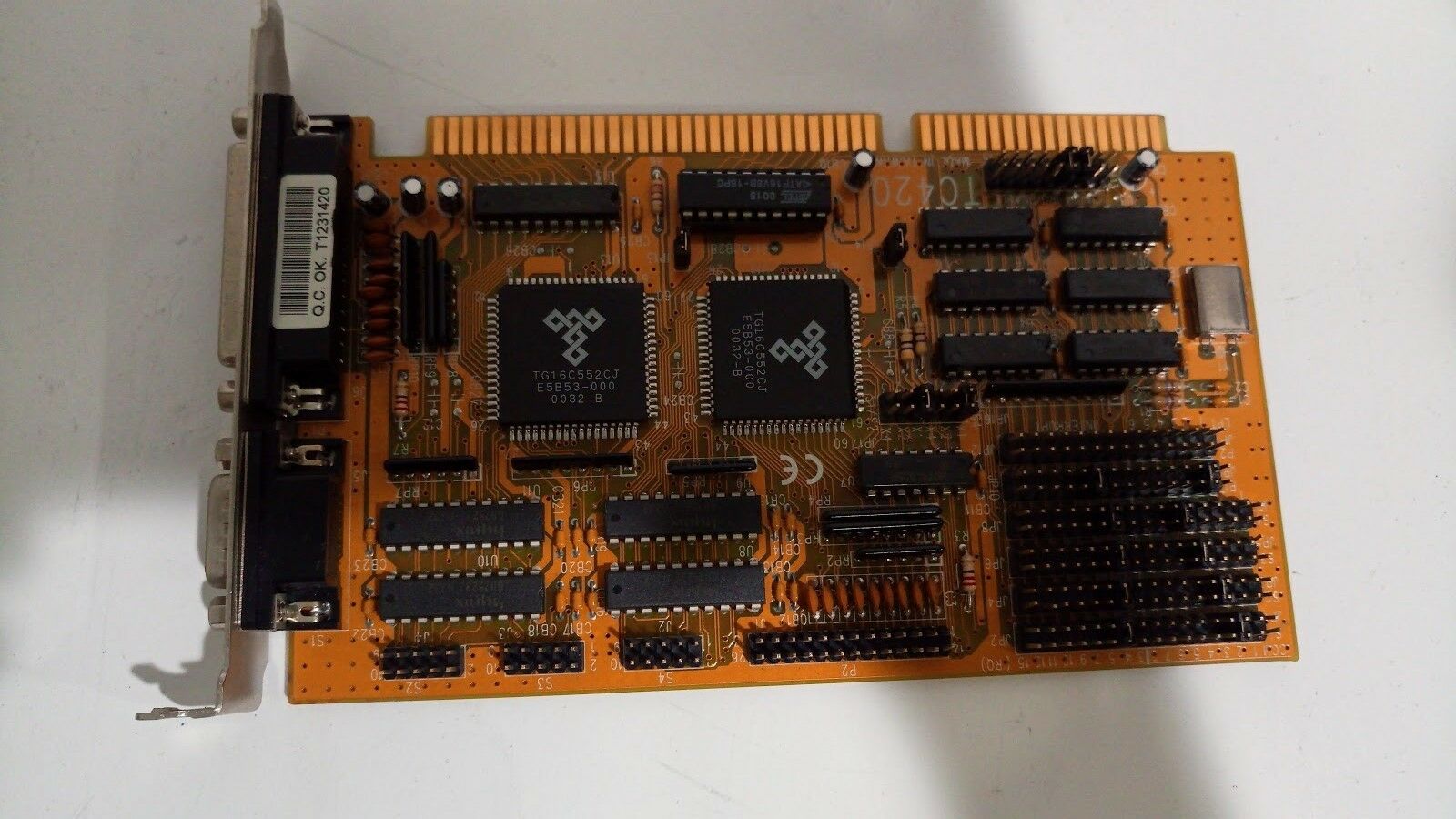 Multi I/O Card TC420 MFM/RLL Hard drive Serial/Parallel ISA-Bus Card ...