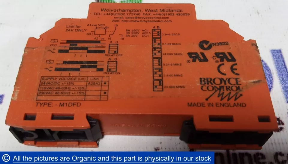 Broyce Control M1DFD Multi Function Time Relay - Industrial SOL Pte Ltd