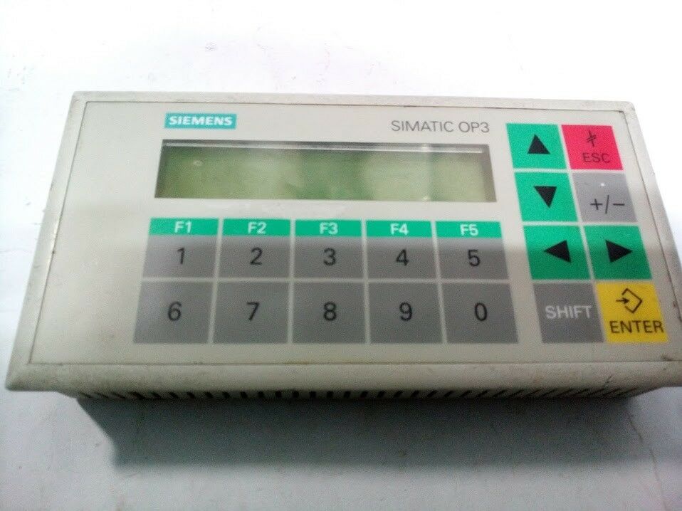 Siemens Simatic OP3 6AV3503-1DB10 V2.09 Operator Panel Interface ...