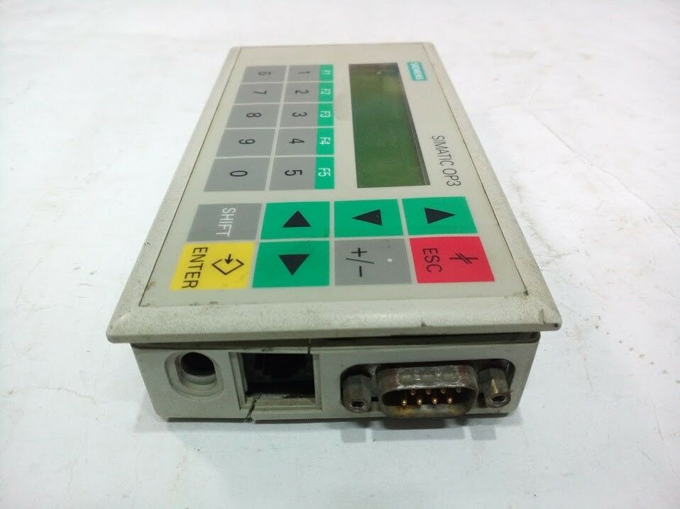 Siemens Simatic OP3 6AV3503-1DB10 V2.09 Operator Panel Interface ...