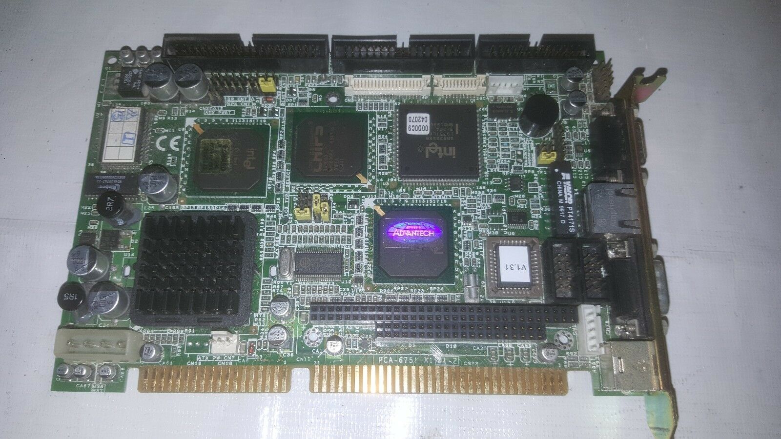Advantech PCA-6751 Bios V1.31 Tillamook-MMX 64MB Industrial Single ...