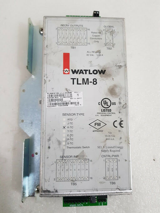 Watlow Lam Research TLM-8 TLME310LLLLDDBB Thermal Limit Monitor 27 ...