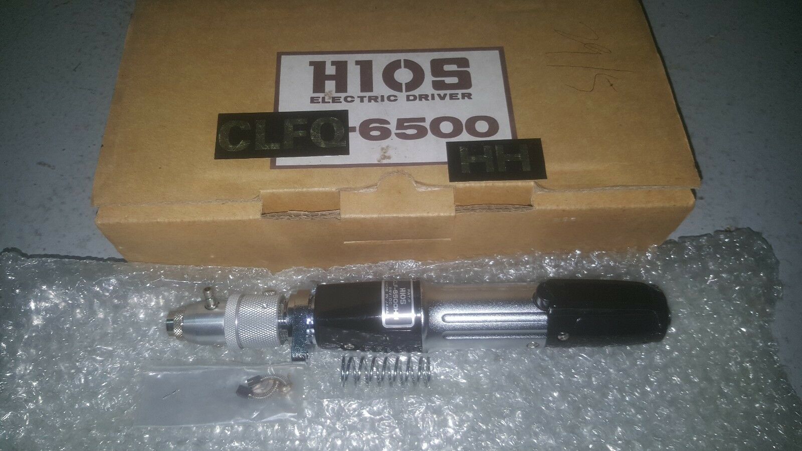 New Hios Electric screw driver CLFQ-6500-HH for driver robot HIOS Japan - Industrial SOL Pte Ltd