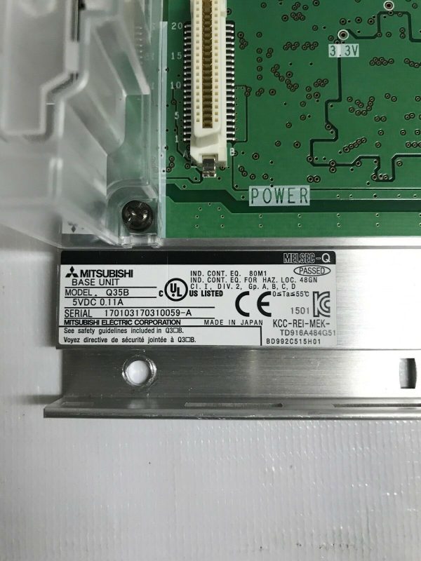 Mitsubishi Q35B Base unit 5VDC 0.11A - Industrial SOL Pte Ltd
