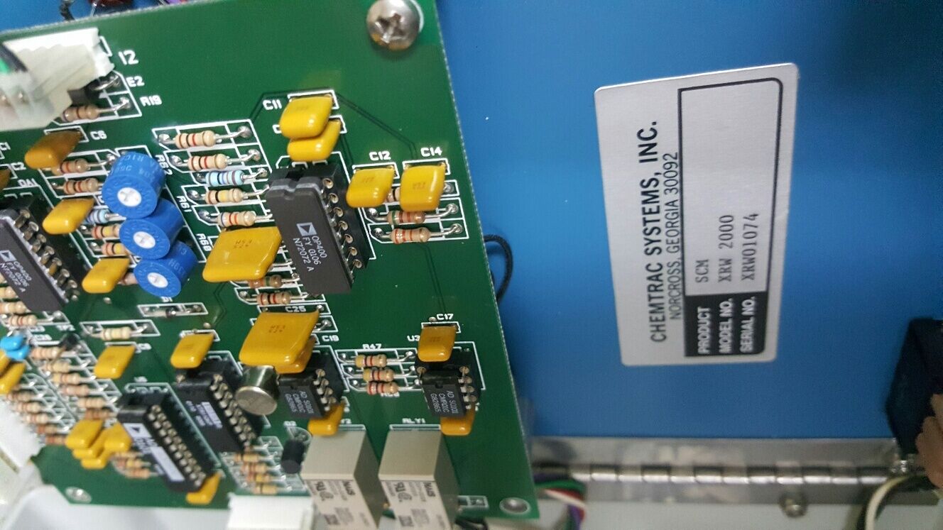Chemtrac systems Inc streaming current monitor XRW 2000 chemtrac scm ...