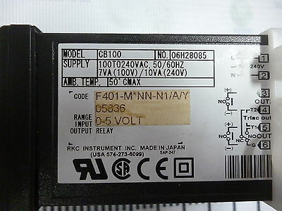 RKC CB100 Temperature Controller 06H28085 F401-M*NN-N1/A/Y - Industrial ...
