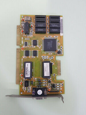 ISA VGA Card MVGA T8900CS Bios Quadtel IVGA Trident TVGA8900C ...