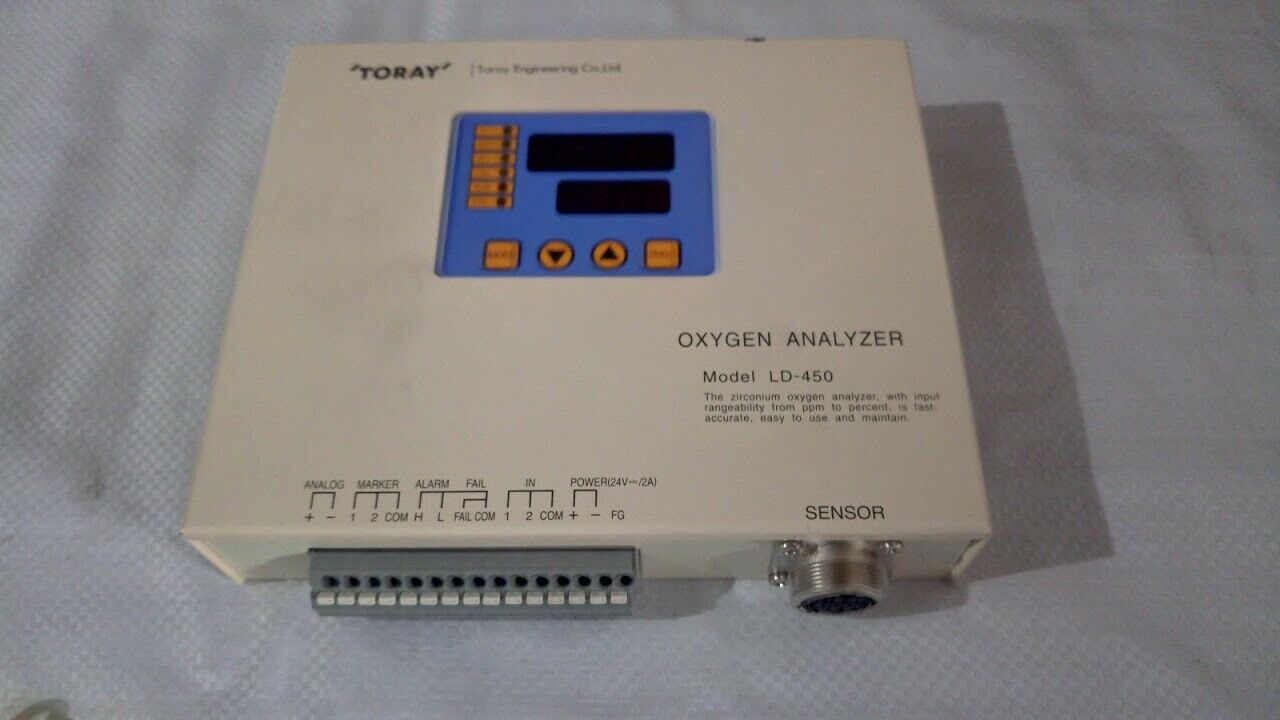 Toray Engineering Co. Ltd. LD-450 Oxygen Analyzer LD-450-T - Industrial SOL Pte Ltd
