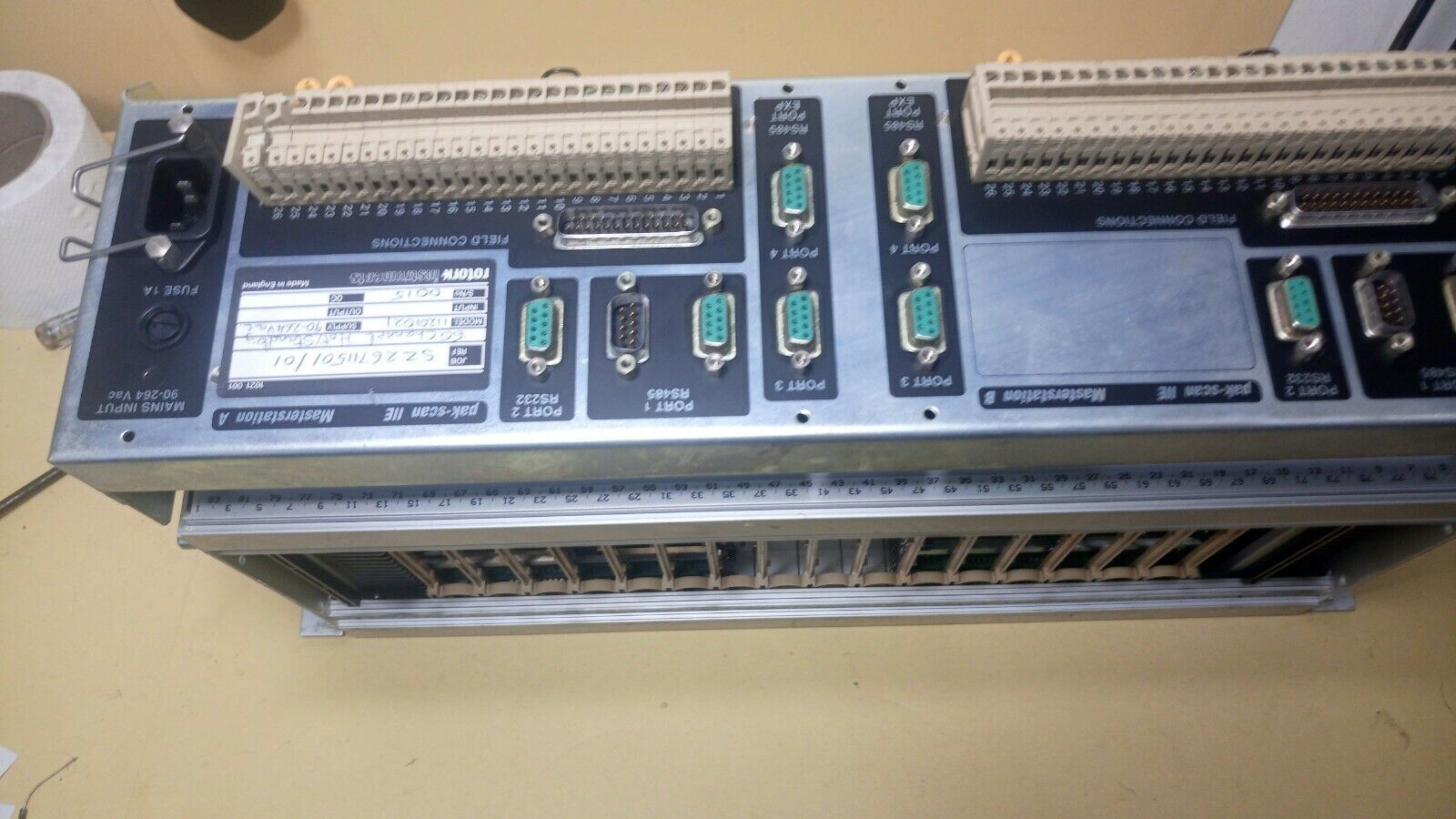 Rotork pak-scan IIE Masterstation 11201021 60 channel hot station ...