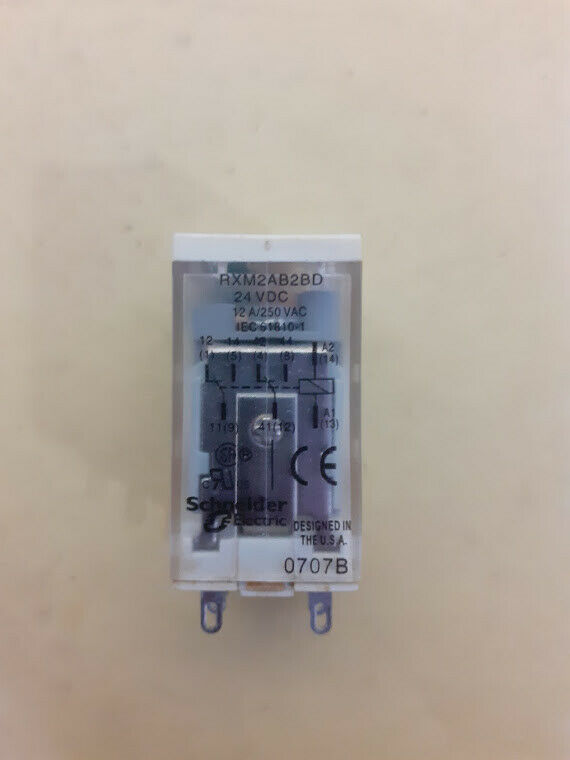 Telemecanique RXM2AB2BD miniature plug-in relay 2C/O Schneider ...