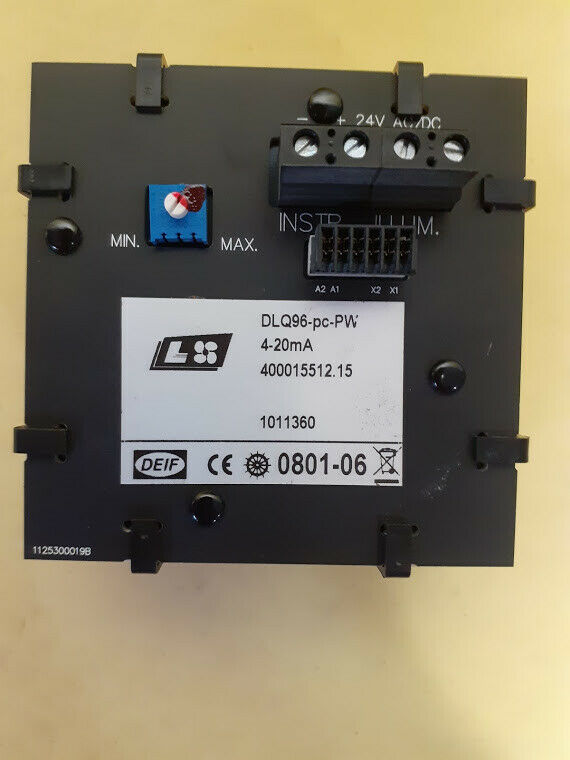 Deif DLQ96-pc-PW 400015512.15 Engine RPM meter DEIF 2241200050 A NEW ...