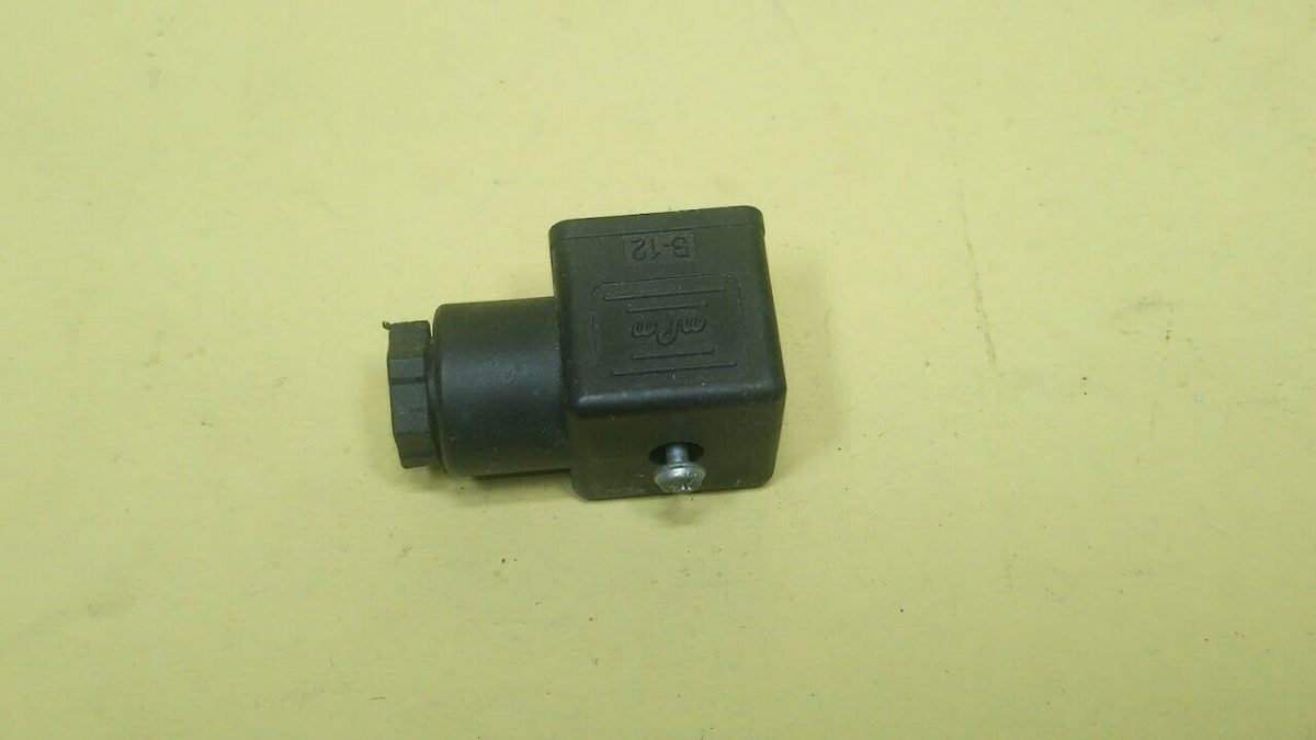 mPm B-12 Solenoid Coil plug B12 for 3 legs - Industrial SOL Pte Ltd