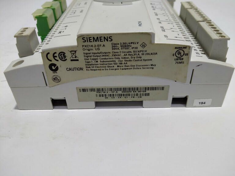 Siemens PXC16.2-EF.A APOGEE PXC Compact Controller PXC16 - Industrial ...