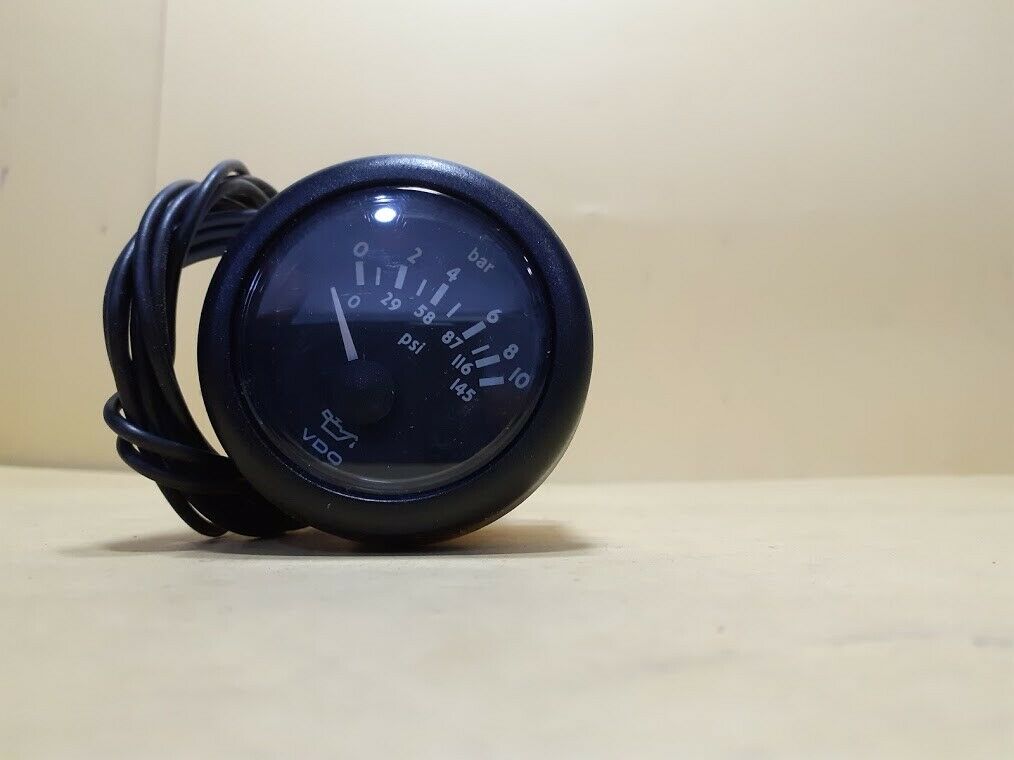VDO Ocean Line Int. Black N02 124 530 pressure gauge N02-124-530 NEW ...