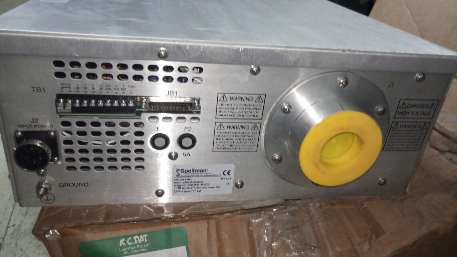 Spellman X3483 Rev. AH4 X-Ray Generator High Voltage Power ...