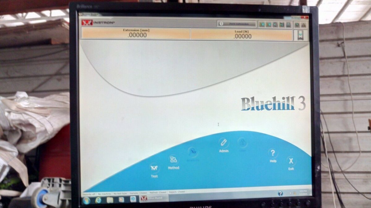 Instron 5565 tension tester Tensile & Compression Tester 5565 H1590 ...