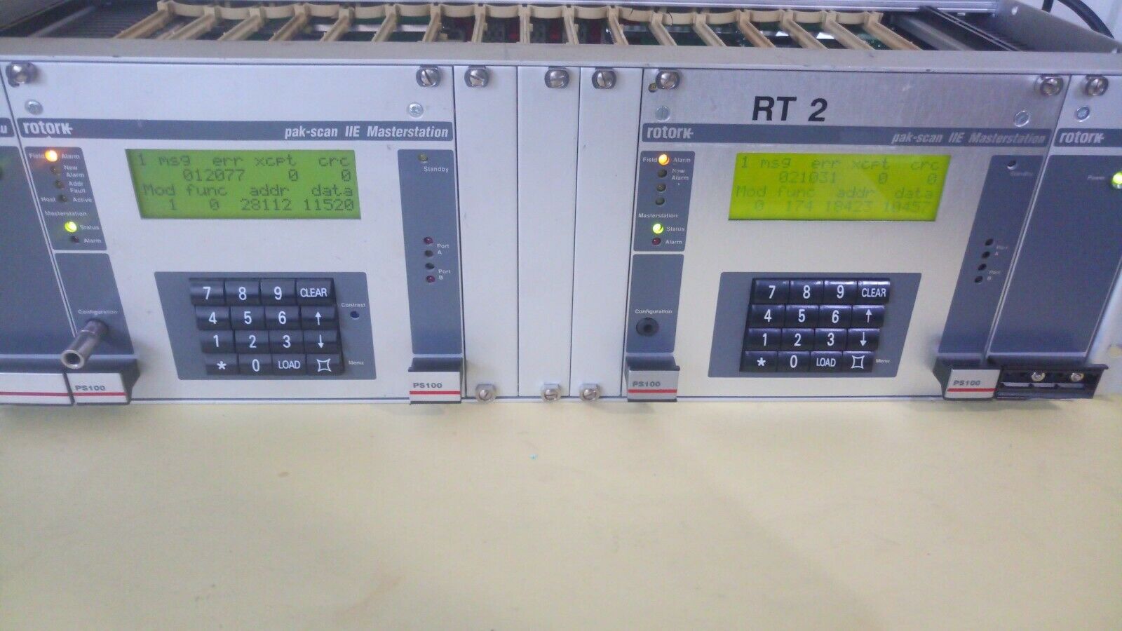 Rotork pak-scan IIE Masterstation 11201021 60 channel hot station ...