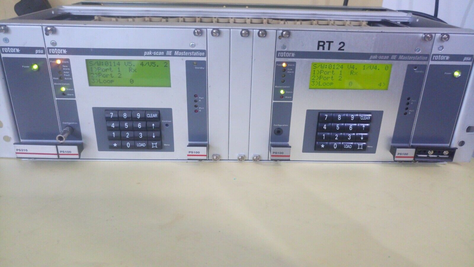 Rotork pak-scan IIE Masterstation 11201021 60 channel hot station ...