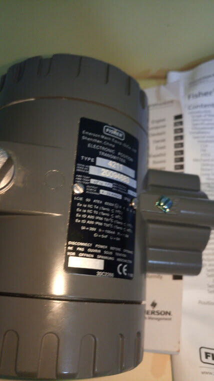 Fisher Emerson 4211 4200 Electronic Position Transmitter GE15866X012 A ...