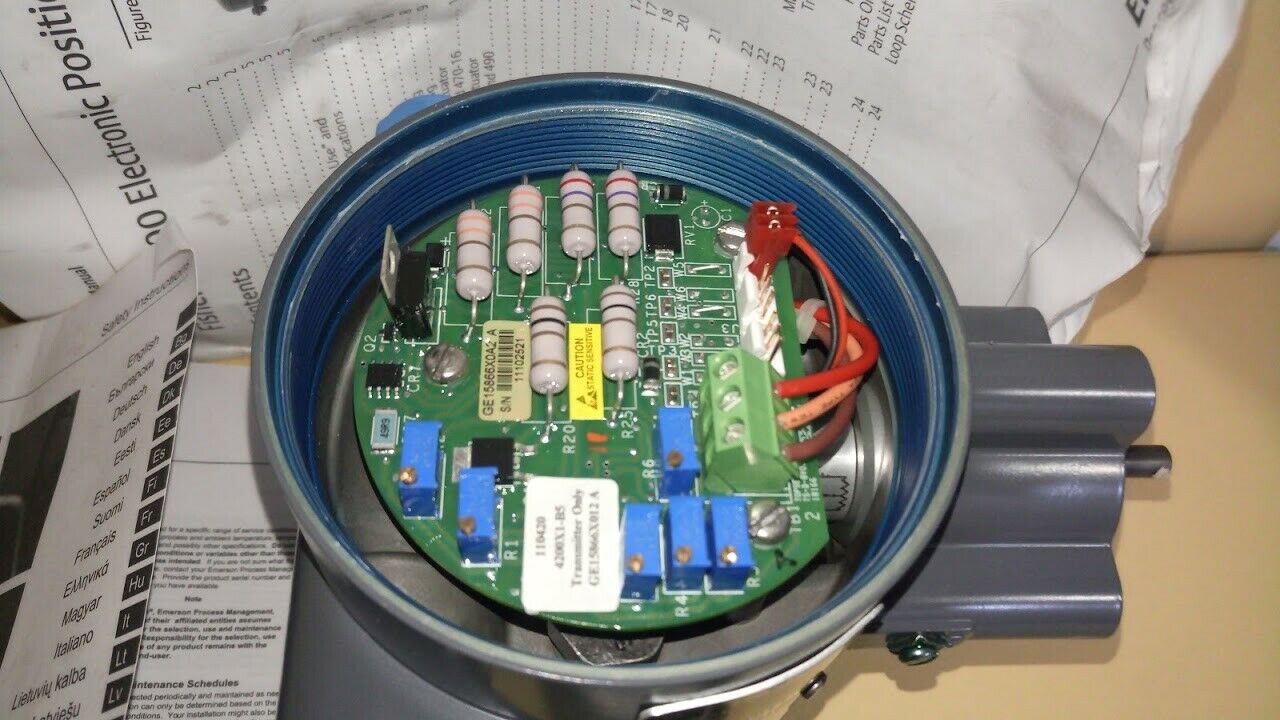 Fisher Emerson 4211 4200 Electronic Position Transmitter GE15866X012 A ...