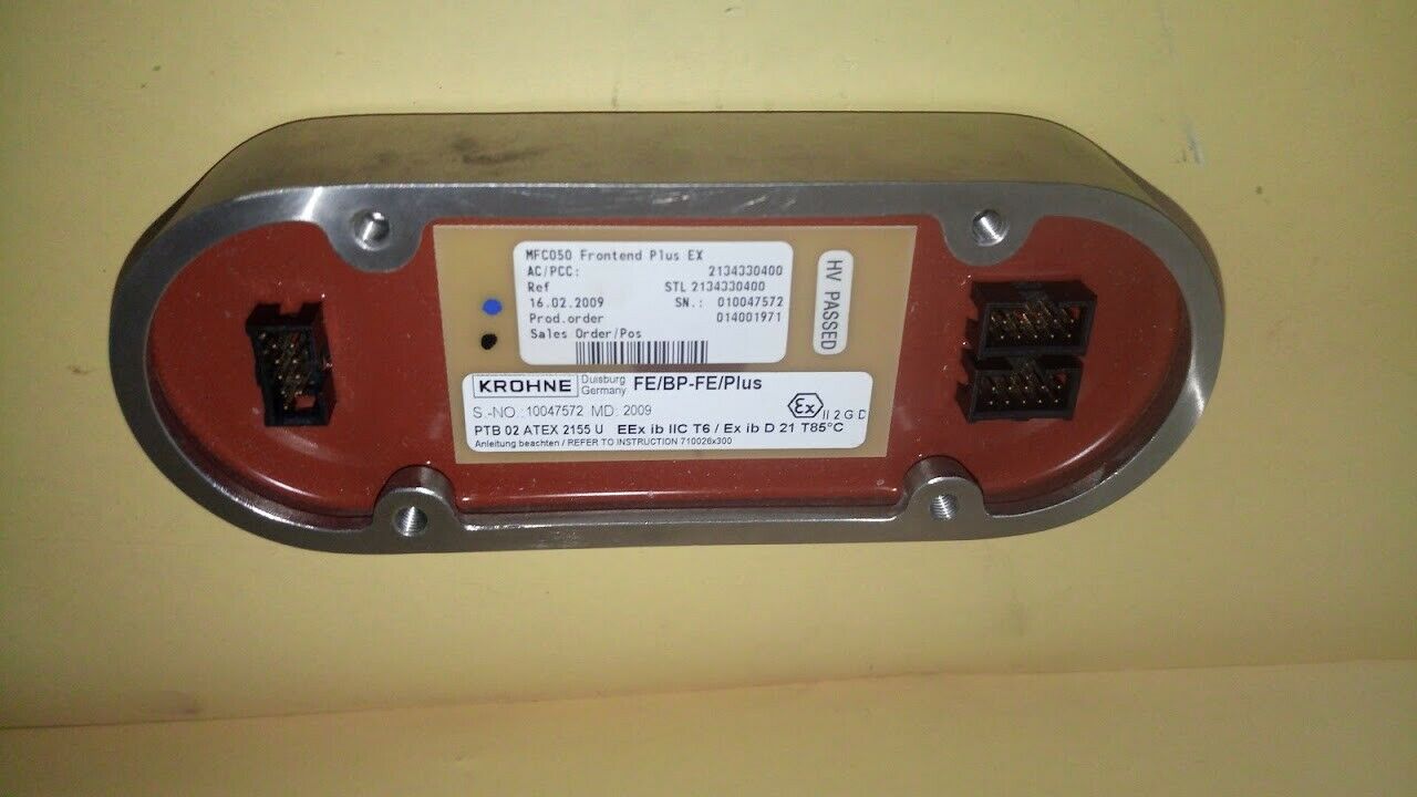 Krohne MFC050 Ex PTB 02 ATex 2155 U Frontend plus ExPTB02ATex2155U ...