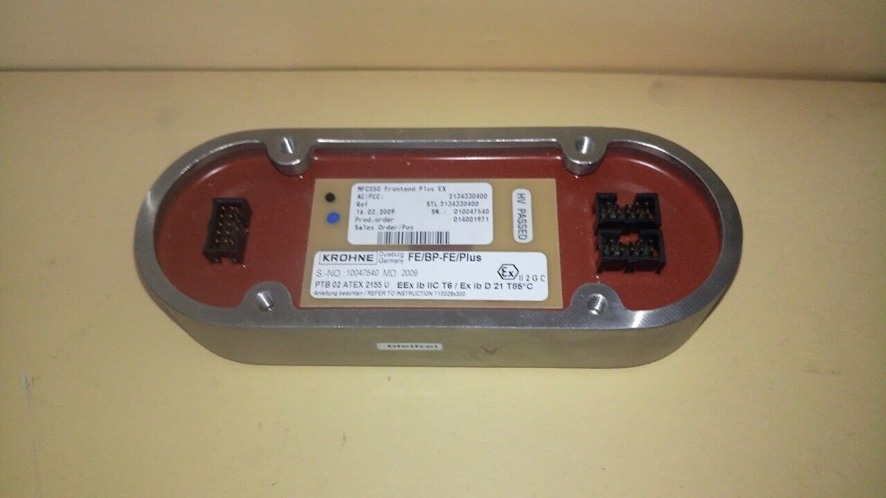 Krohne MFC050 Ex PTB 02 ATex 2155 U Frontend plus ExPTB02ATex2155U ...