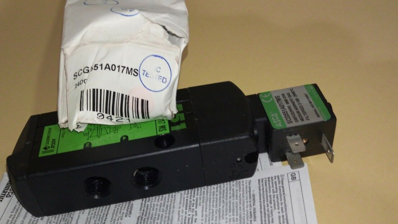 Asco Joucomatic 551 SCG551A017MS Solenoid Valve G551A017 MS 43004869 ...