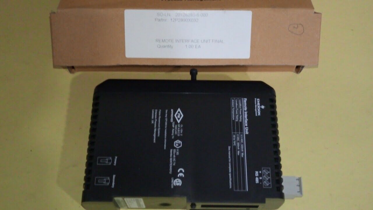Fisher-Rosemount Emerson KJ2004X1-BA1 12P2890X032 Rev C Remote Int Unit ...