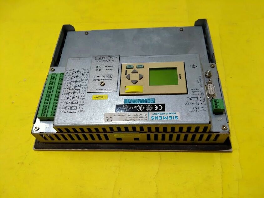 Siemens PP17-II 6AV3688-3ED13-0AX0 Push Button Panel Siemens PP17 V1.4 ...