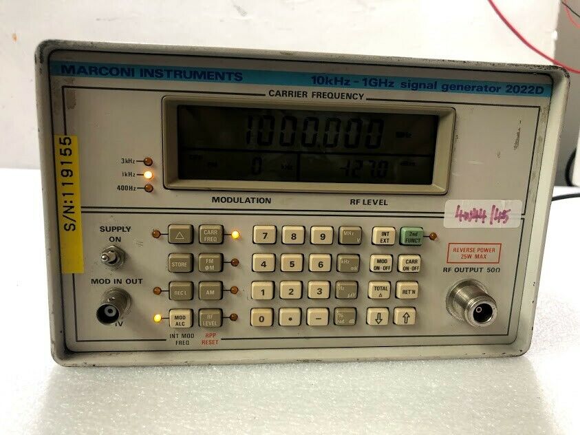 52022-003 Marconi Instruments 2022D Signal generator 1Ghz GPIB ...