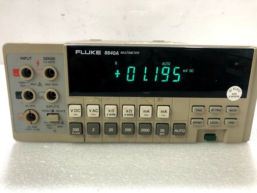 Fluke 8840A digital multimeter IEEE 488/GPIB - Industrial SOL Pte Ltd